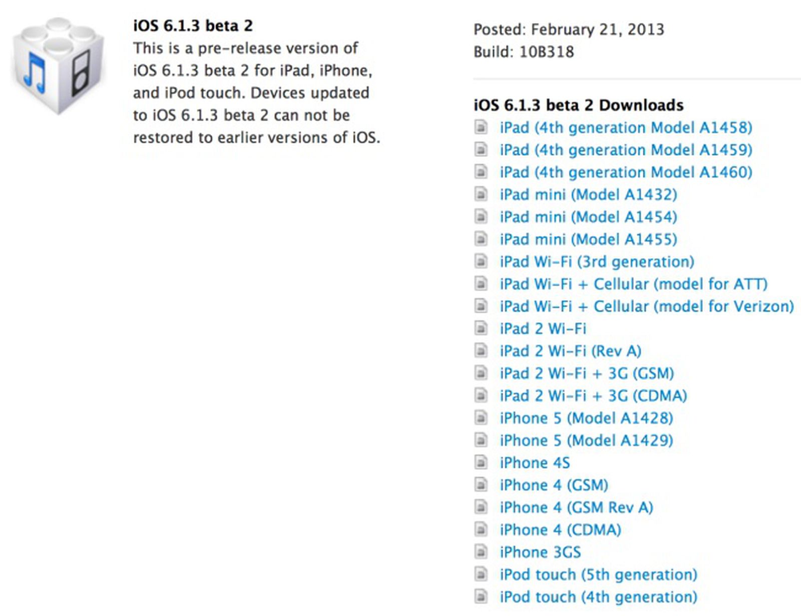 Apple Seeds iOS 6.1.3 Beta 2 to Developers with Fix for Passcode Lock ...