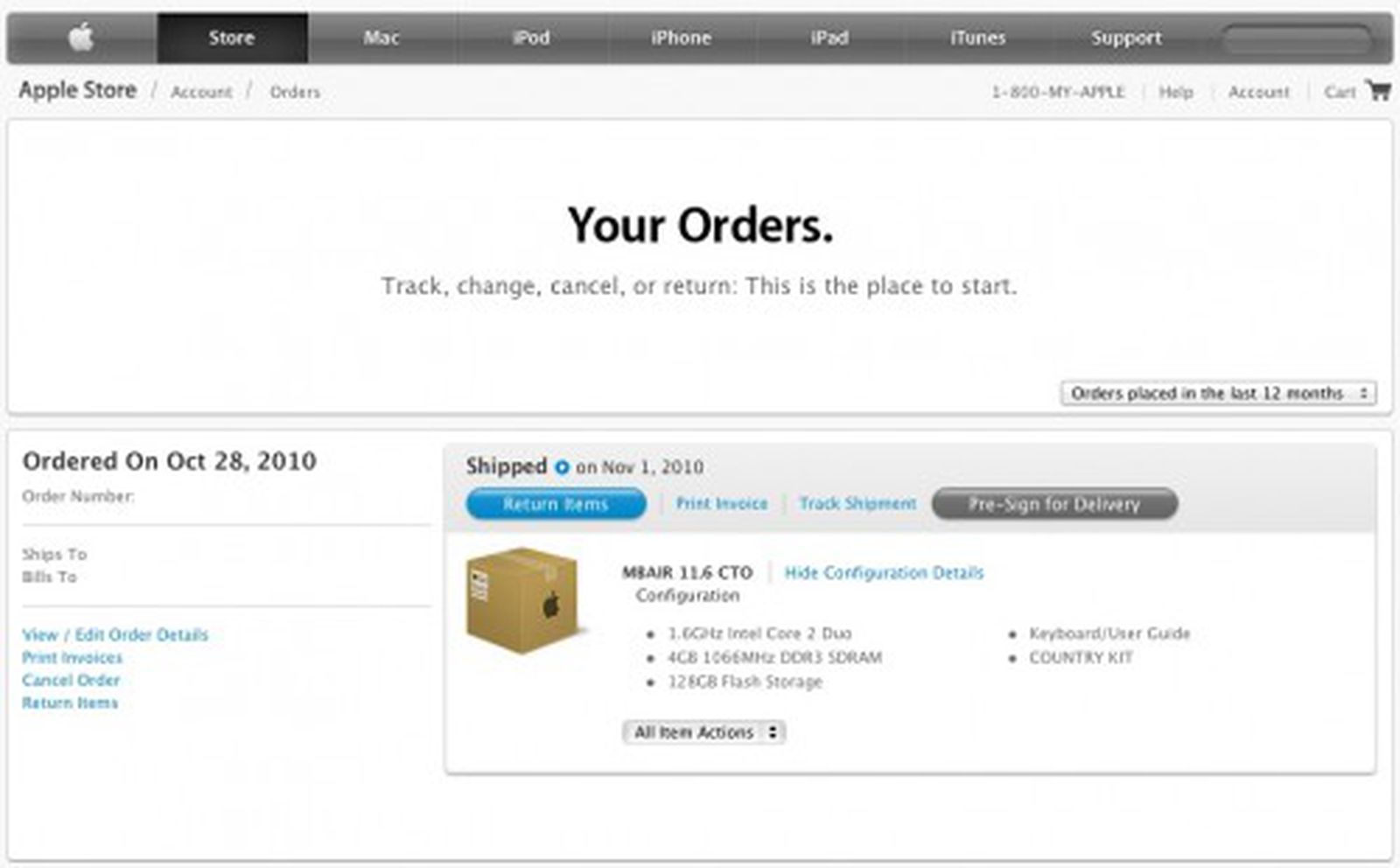 Apple Updates Online Order Status Pages During Overnight Downtime ...