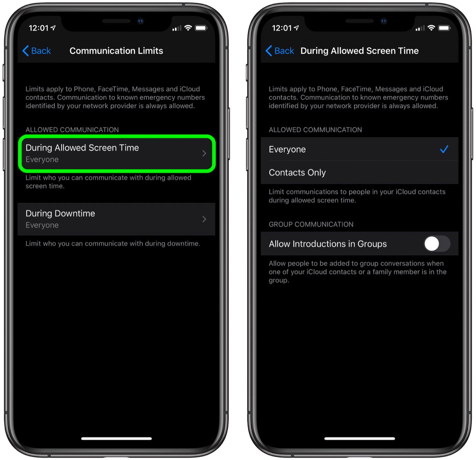 How to Set Communication Limits on Your Child's Allowed Screen Time and ...