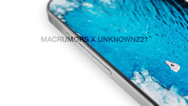 Cómo se verían los botones de volumen del iPhone 15 Pro