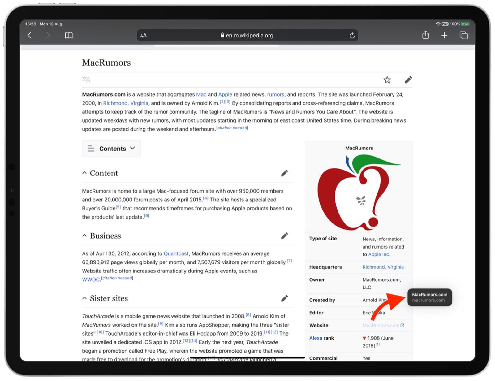 How to Create a New Window From a Link in Safari on iPadOS - MacRumors