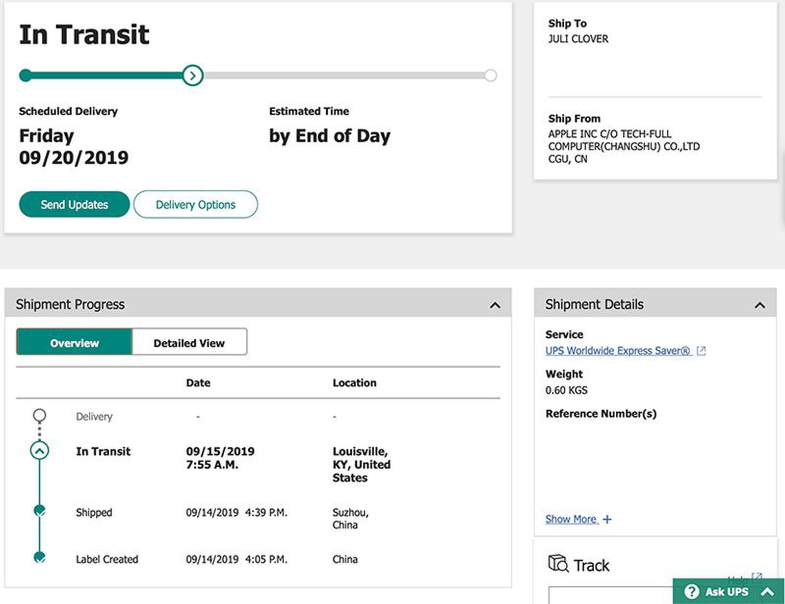 New iPhone and Apple Watch Orders Begin Shipping From Apple Ahead of ...