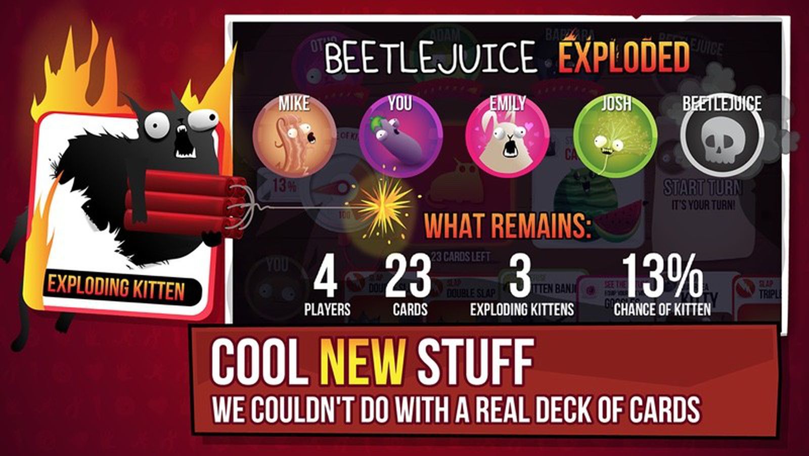 Popular Card Game 'Exploding Kittens' Now Available on iPhone - MacRumors
