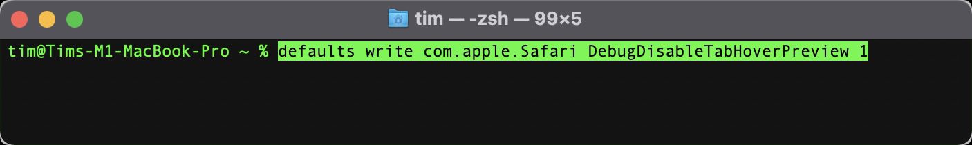 How to Disable Tab Previews in Safari on Mac - MacRumors