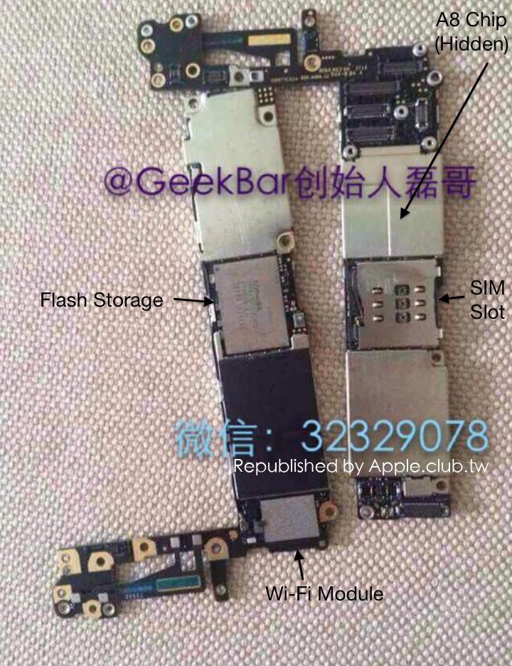 Assembled iPhone 6 Logic Board Revealed in New Photo - MacRumors