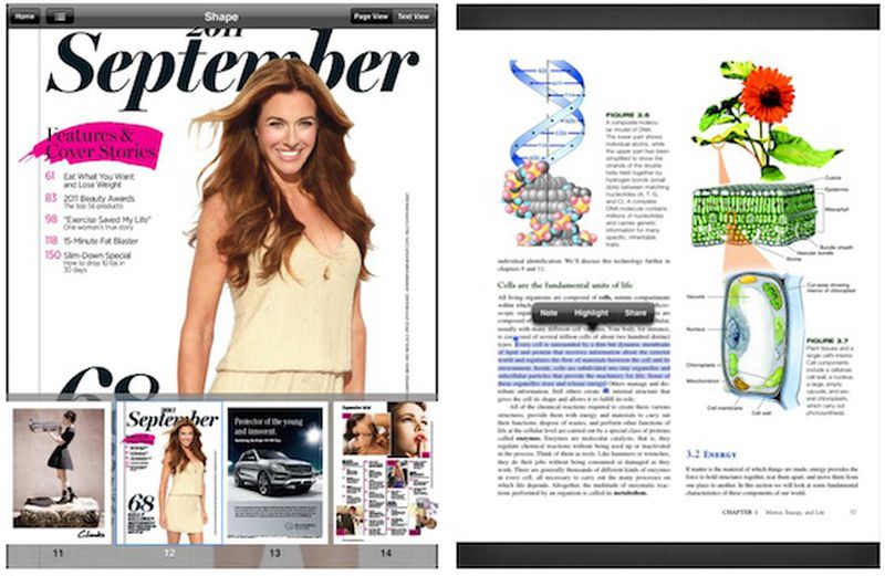 Amazon's Kindle for iOS Adds Magazines and Print Replica Textbooks for ...