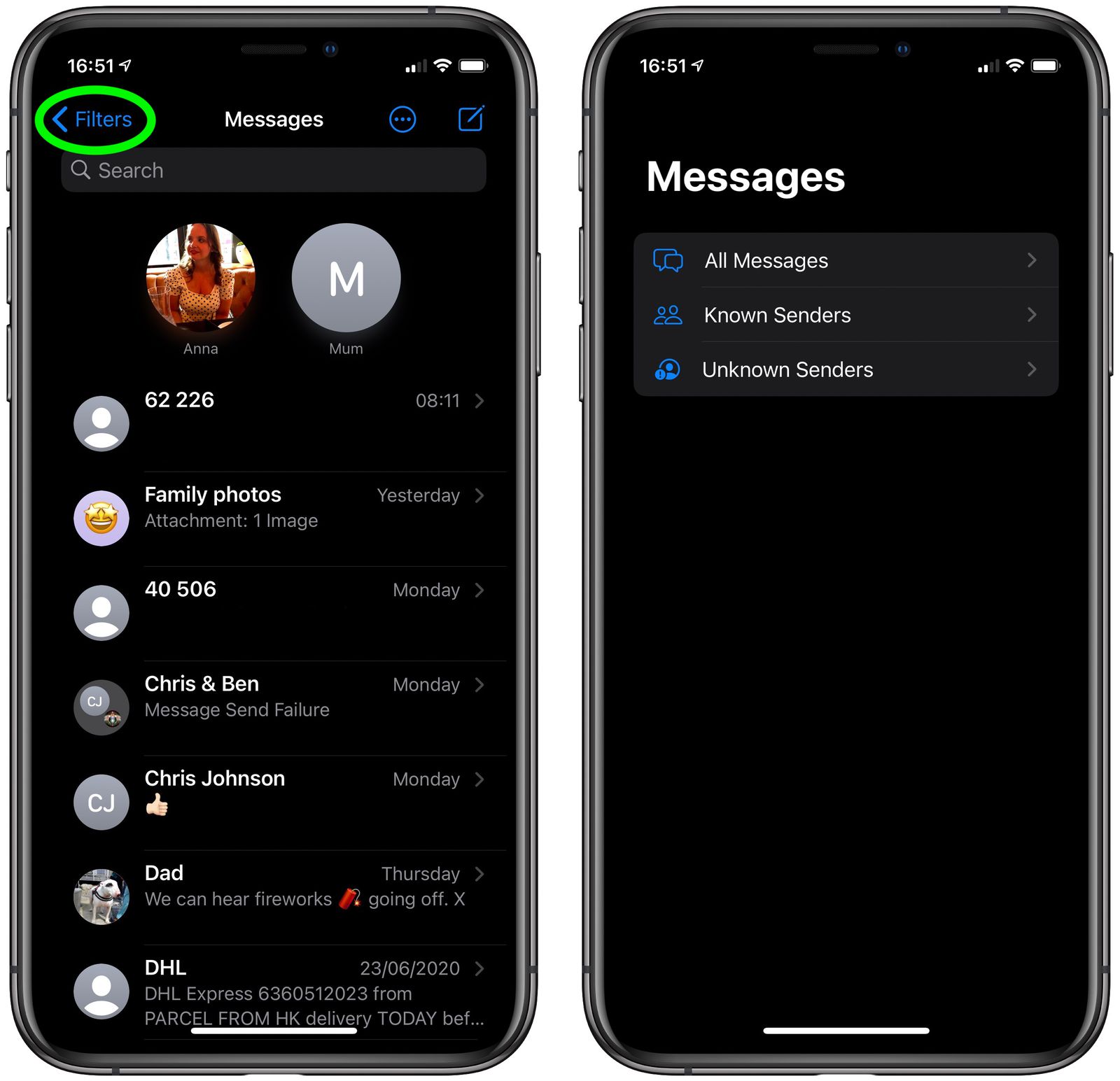 How to Filter Messages Between Known and Unknown Senders in iOS 14 ... How to Filter Messages Between Known and Unknown Senders in iOS 14 ...