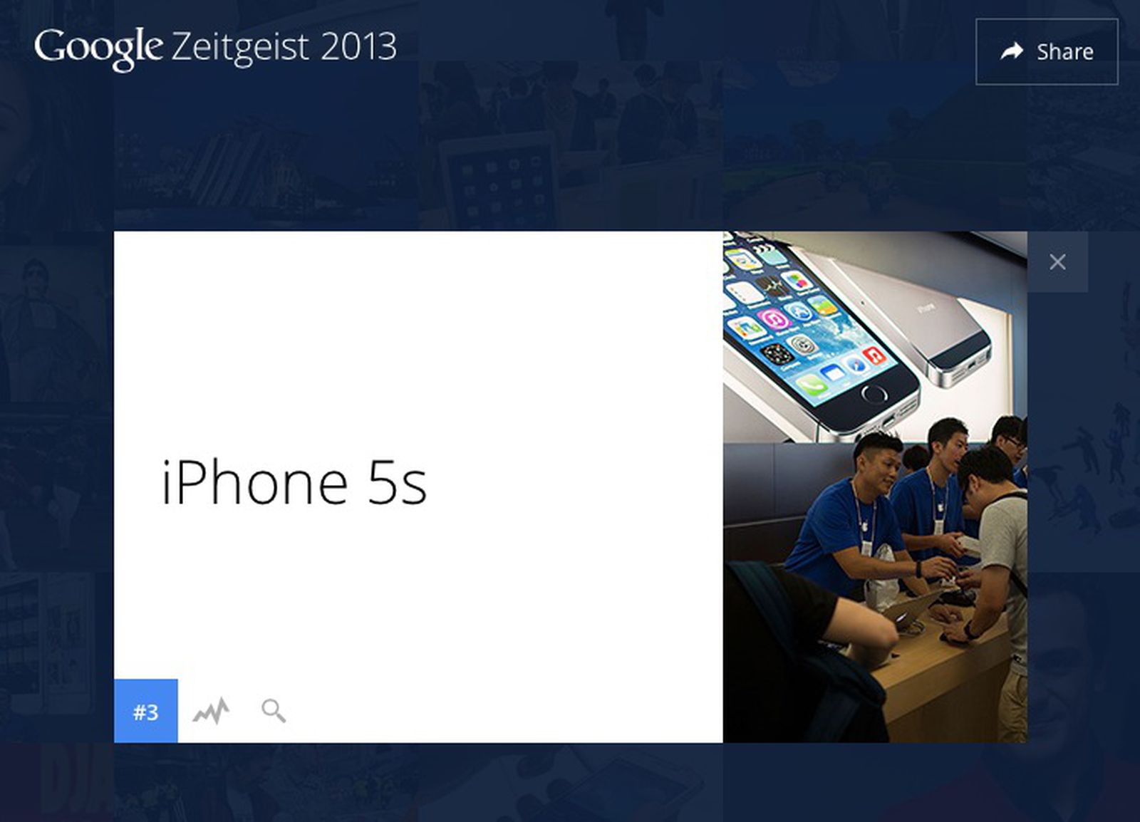 iPhone 5s and iOS 7 Rank Highly in Top Google Searches of 2013 - MacRumors