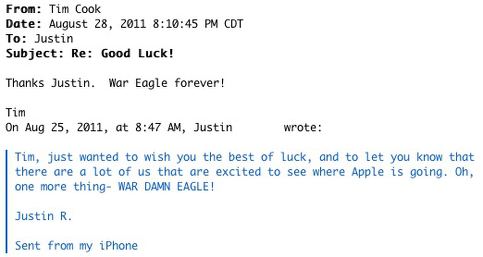 A Look at Apple's Handling of Customer Emails to Executives as Tim Cook ...