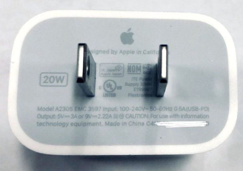 Kuo: iPhone 12 Models Won't Include Charger in Box, 20W Power Adapter ...