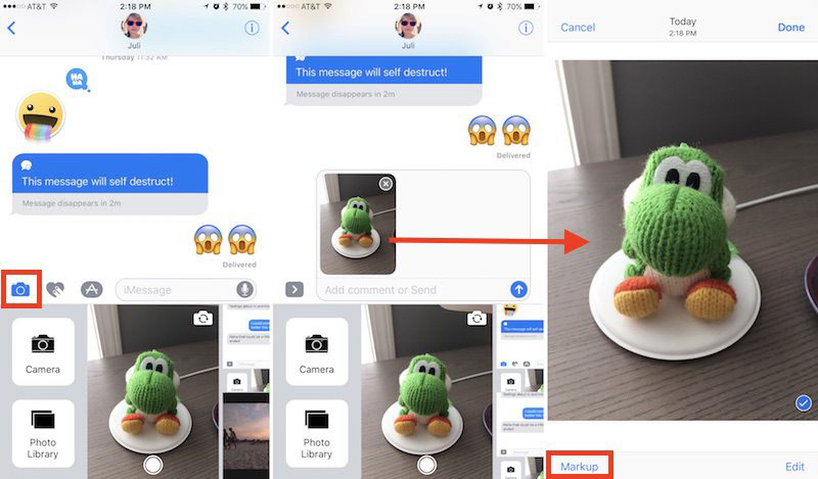 Photos In Ios 10 How To Find And Use Image Markup Macrumors