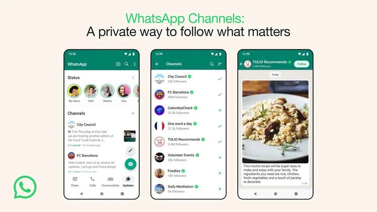 WhatsApp Announces One-Way Broadcast 'Channels' for Following People ...