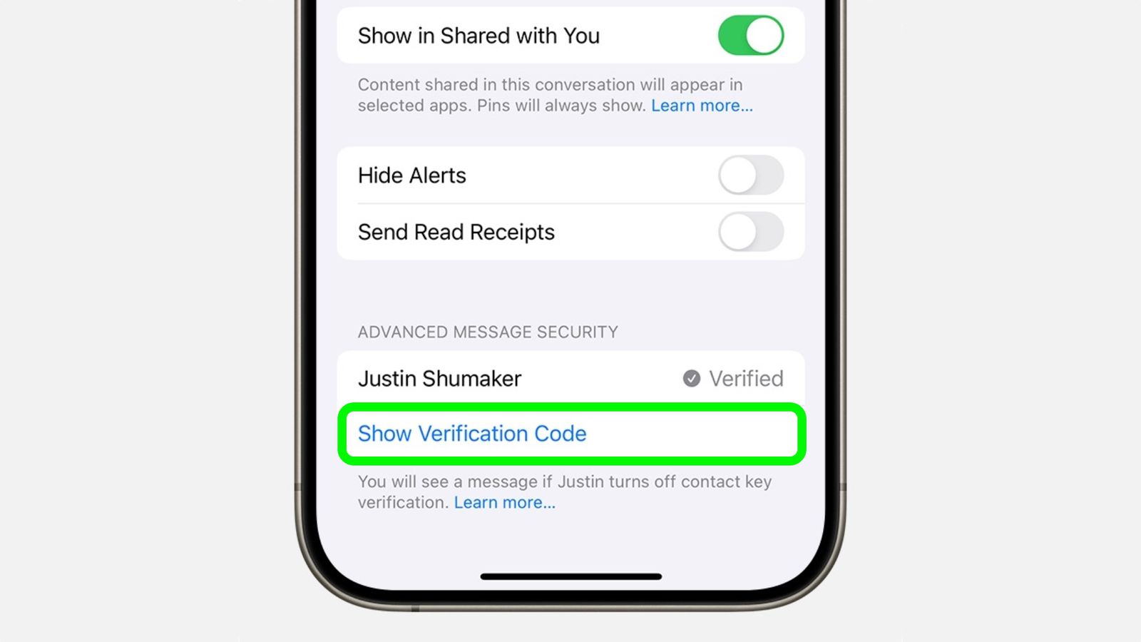 How to Use iMessage Contact Key Verification on iPhone - MacRumors