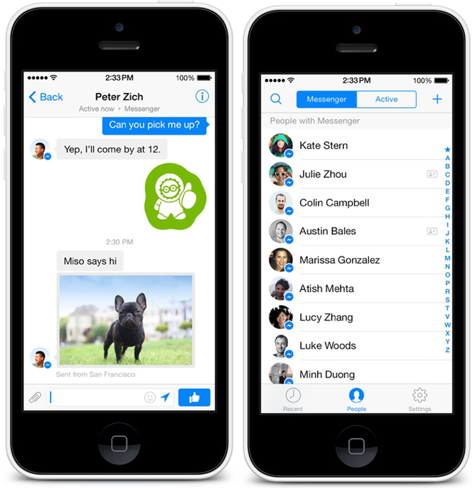Facebook Messenger for iOS Updated With Redesigned Interface, Phone ...
