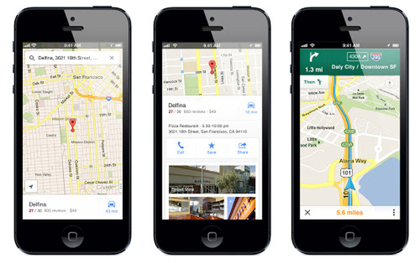 Roundup of Features in Google Maps for iOS: Better Design than Android ...