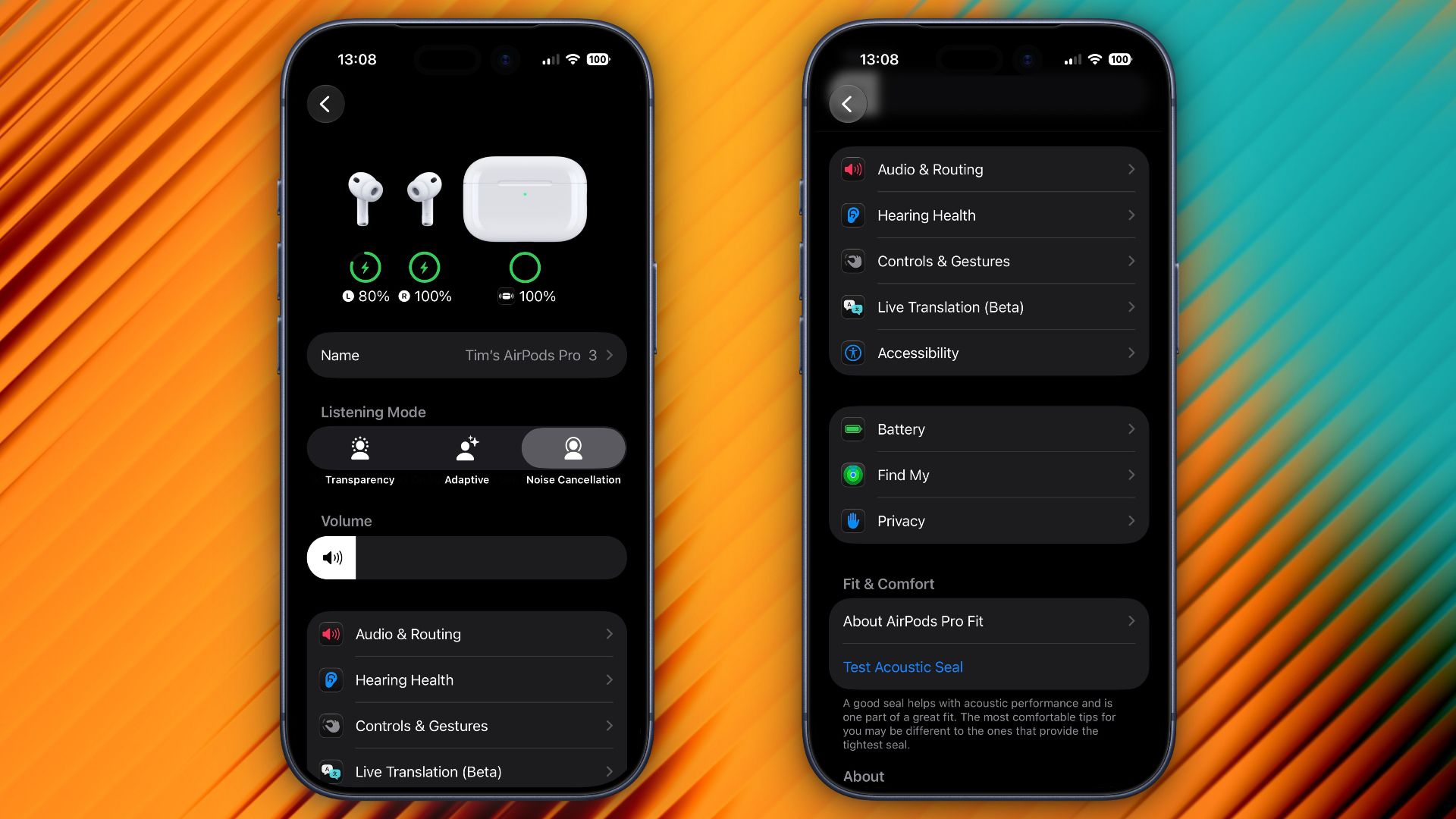 iOS 27 Introduces Overhauled AirPods Settings Menu - MacRumors
