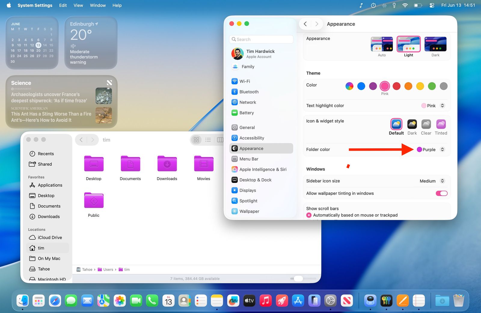 macOS Tahoe's New Theming System Explained - MacRumors