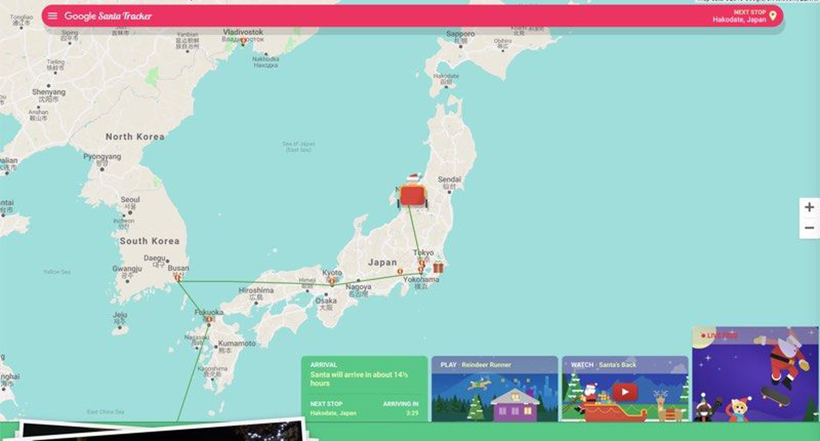 Track Santa's Journey From the North Pole With Google's Web-Based Santa ...