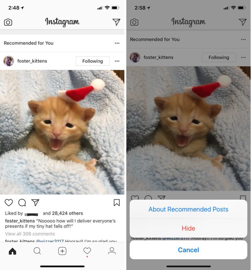 Instagram Adding 'Recommended for You' Posts to Main Feed - MacRumors