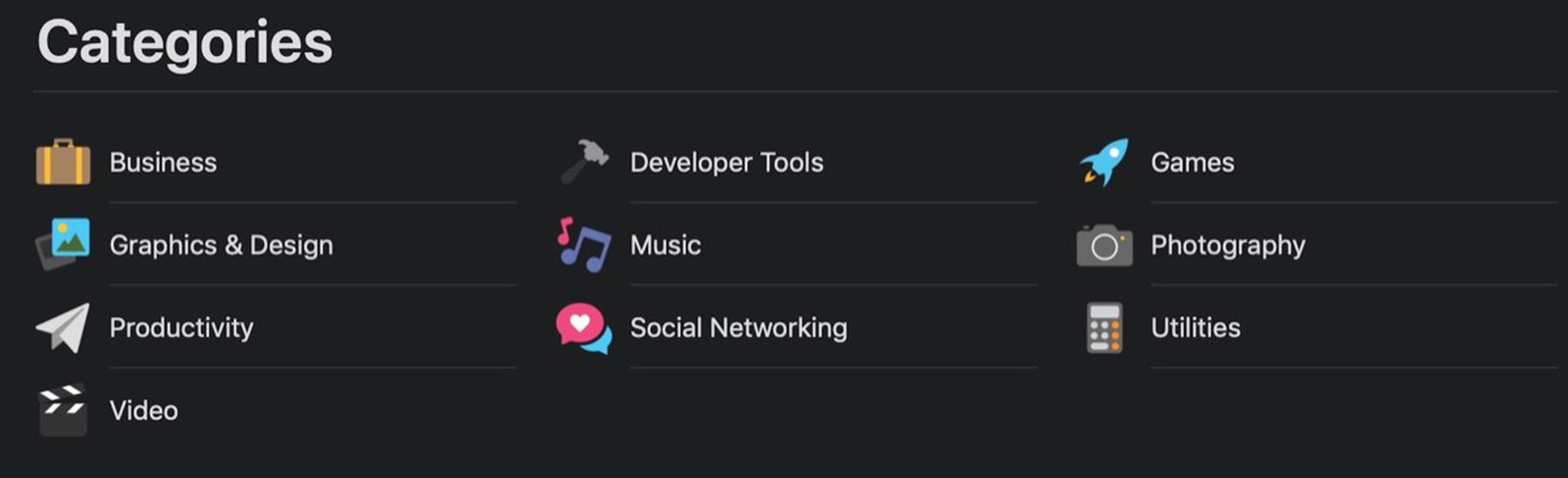 Apple Removes 11 Categories From the Mac App Store Categories Tab ...
