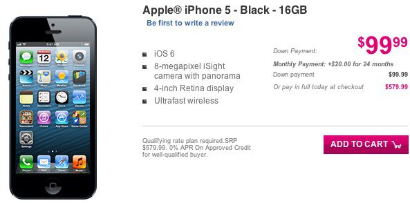 T-Mobile USA Begins Taking Pre-Orders for iPhone 5 Ahead of April 12 ...
