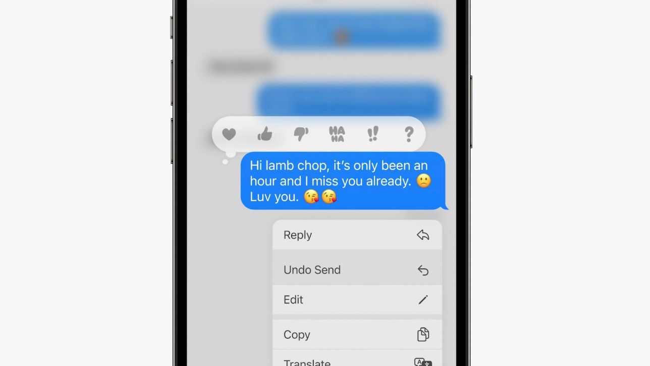 iOS 16 Introduces Ability to Edit or Unsend iMessages - MacRumors