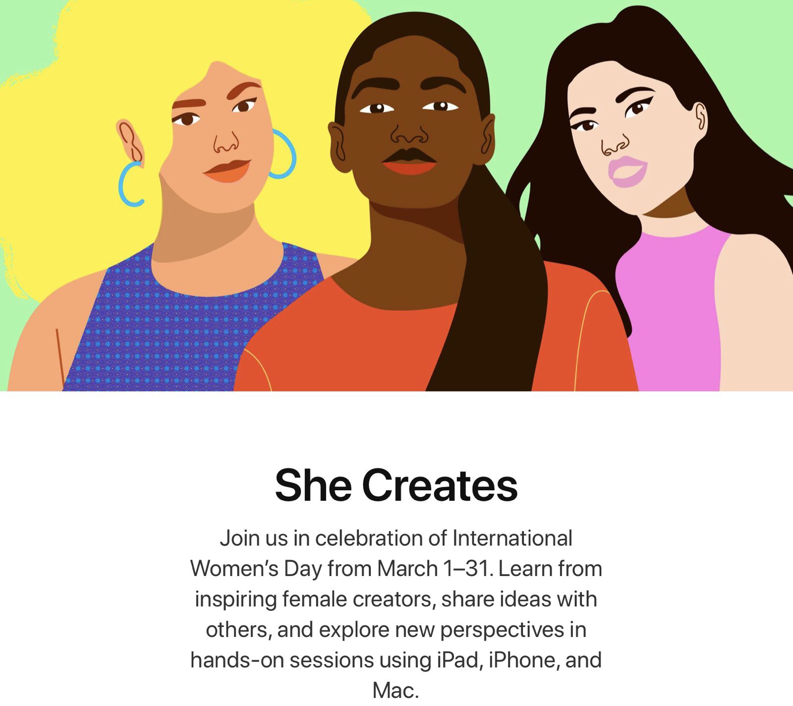 Apple Celebrates International Women's Day by Highlighting Apps, TV ...