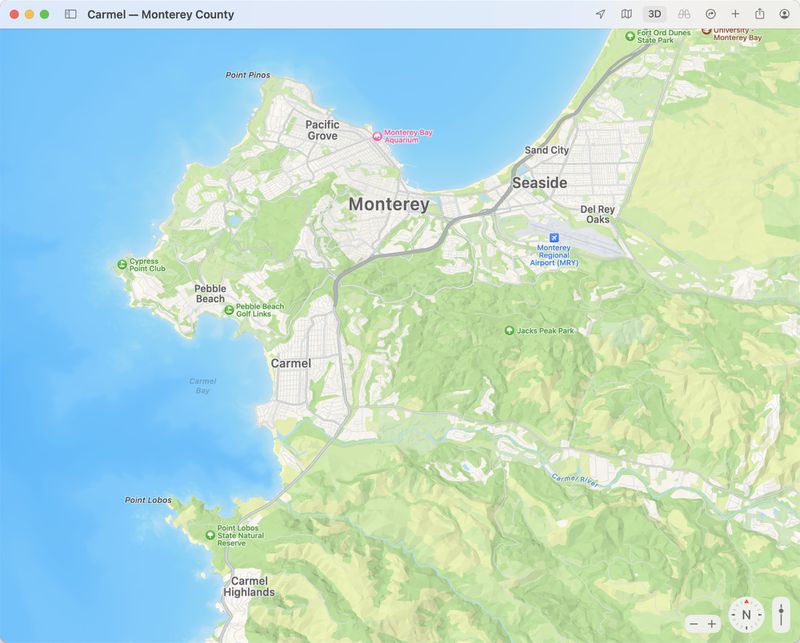 Maps in macOS Monterey: Interactive Globe, Detailed Terrain, 3D ...