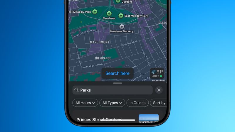 iOS 18: Using the New 'Search Here' Feature in Apple Maps - MacRumors