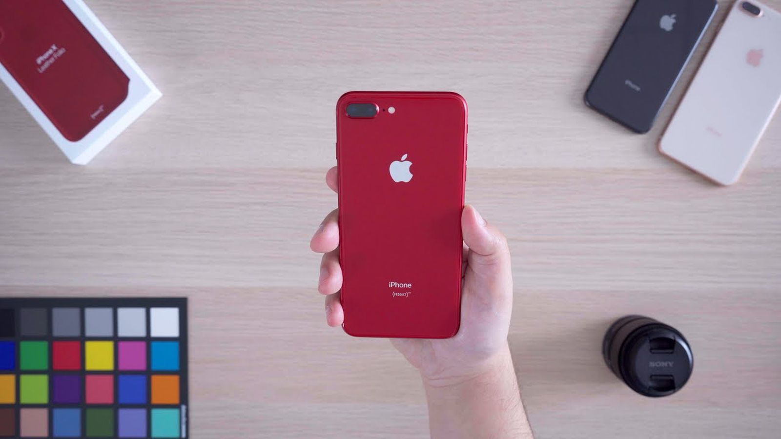 Hands-On With the New (PRODUCT)RED iPhone 8 Plus and iPhone X Leather ...