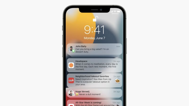 iOS 15 Features Redesigned Notifications and New Notification Summary ...