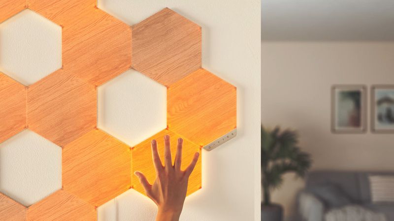 Nanoleaf's New 'Elements' Line Features Wood-Like Smart Lighting Panels ...