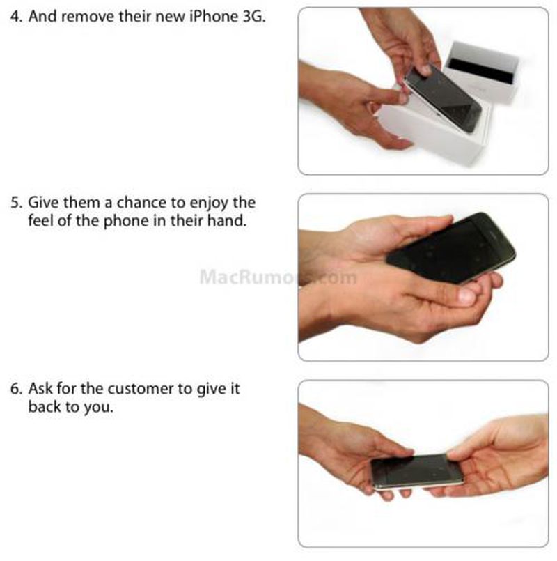 iPhone 3G Activation Process: Give them a chance to enjoy the feel of ...