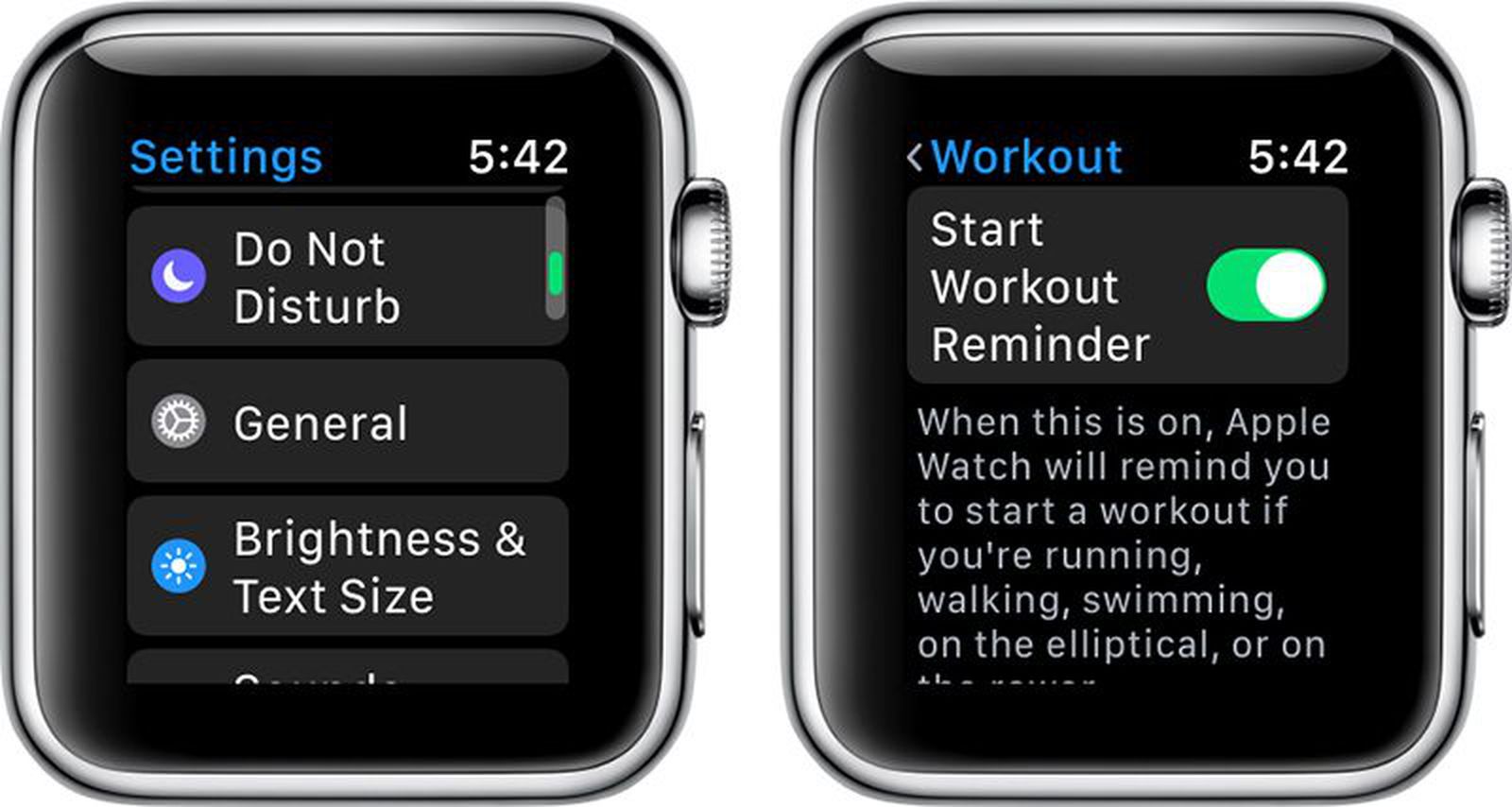 How to Enable and Disable Automatic Workout Detection in watchOS 5 ...
