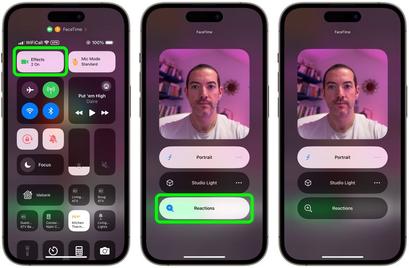 All the Gestures to Trigger Reaction Effects in FaceTime - MacRumors