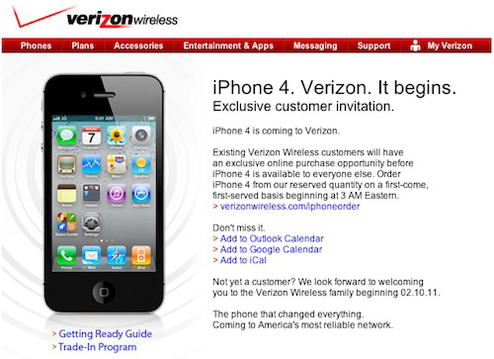 Verizon Confirms iPhone Launch for Existing Customers at 3 AM ET on ...