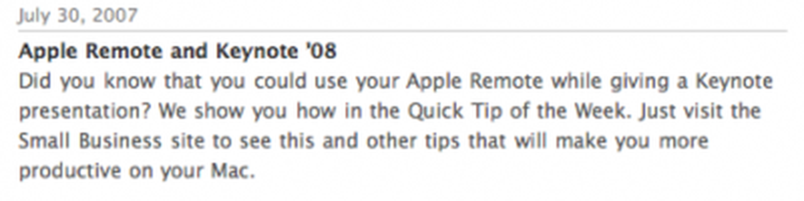 Apple iWork... '08? - MacRumors