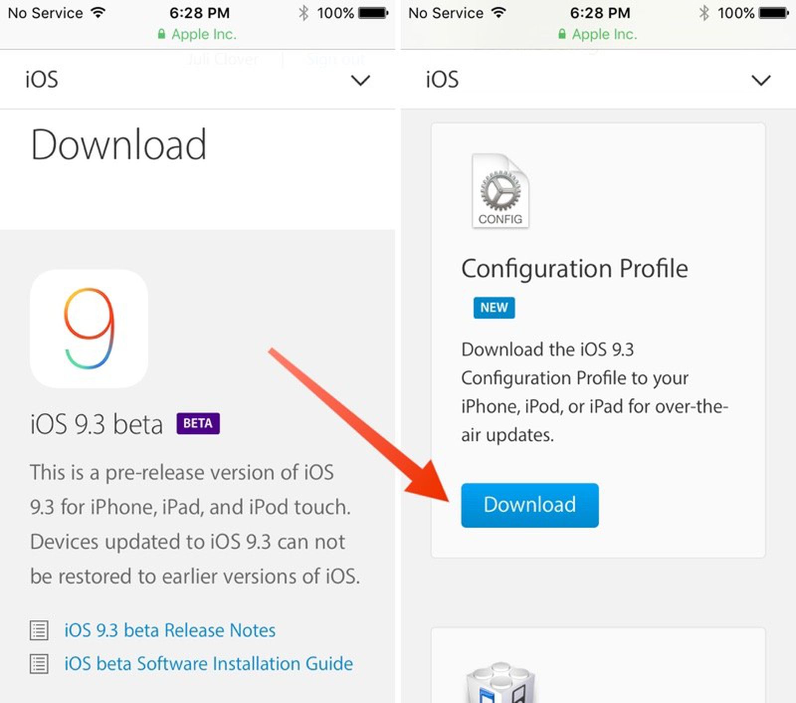 How to Download the iOS 9.3 Beta to Your iPhone or iPad - MacRumors