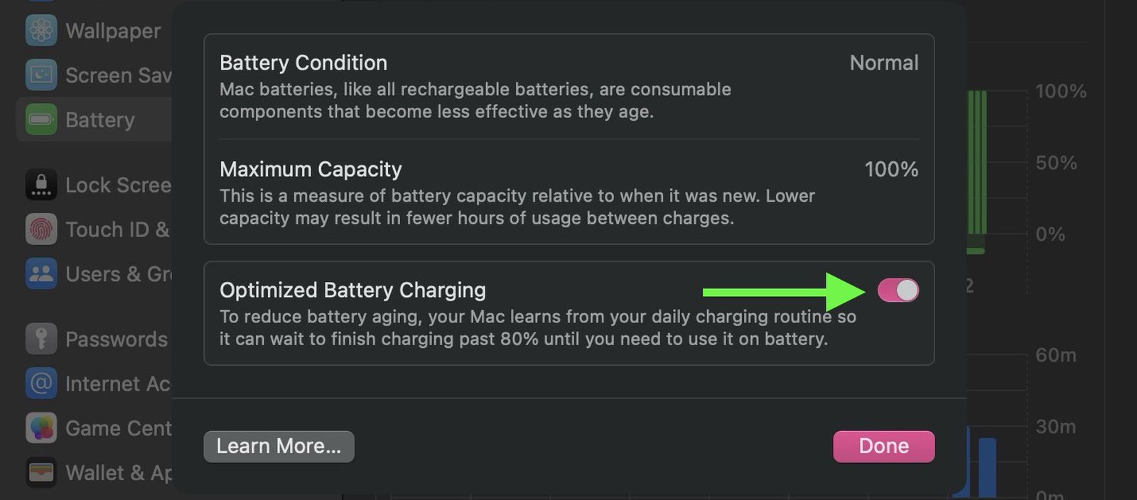 How to Disable Optimized Battery Charging in macOS | FizX