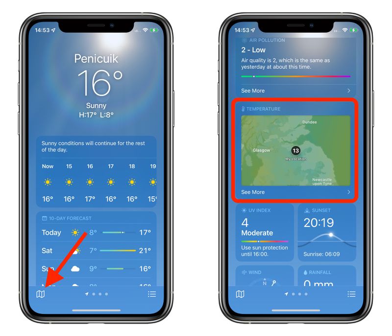 iOS 15: How to Use Apple's New Weather Maps - MacRumors