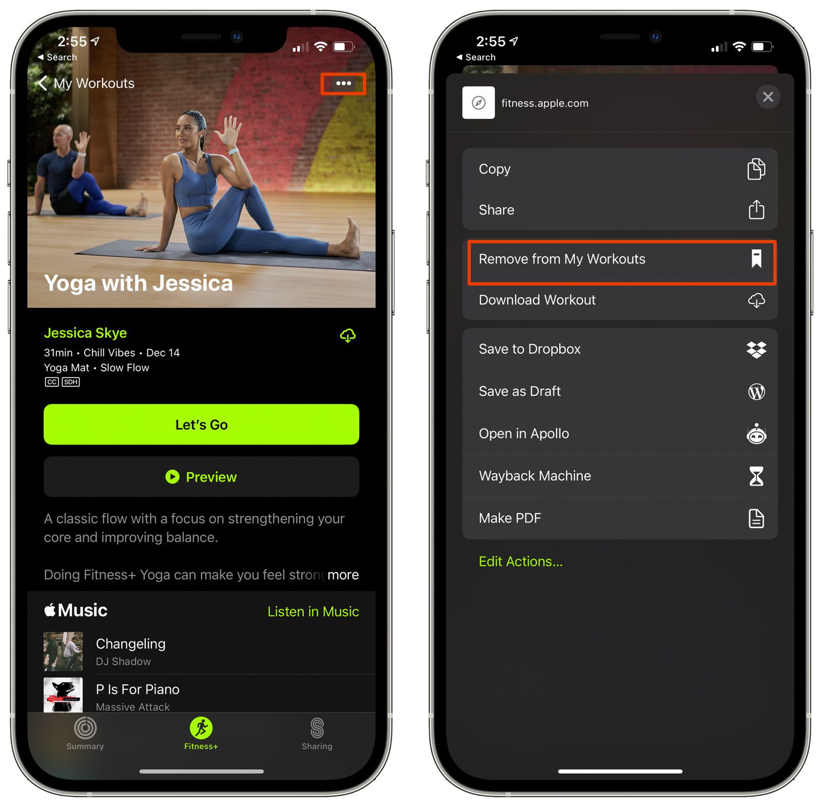 How to Save an Apple Fitness+ Workout to Your Favorites - MacRumors