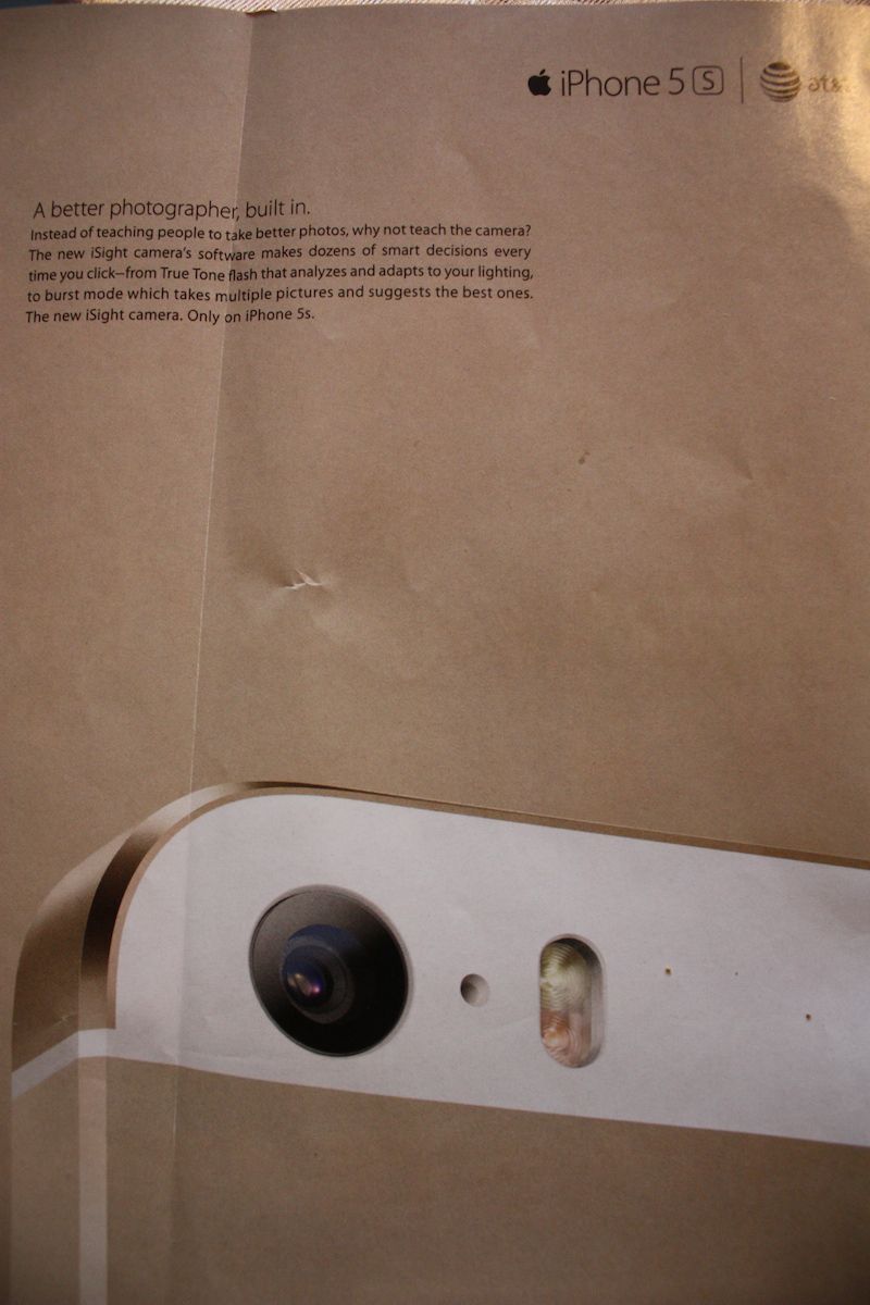 New Magazine Advertisement For iPhone 5s Appears, Highlights Camera and ...