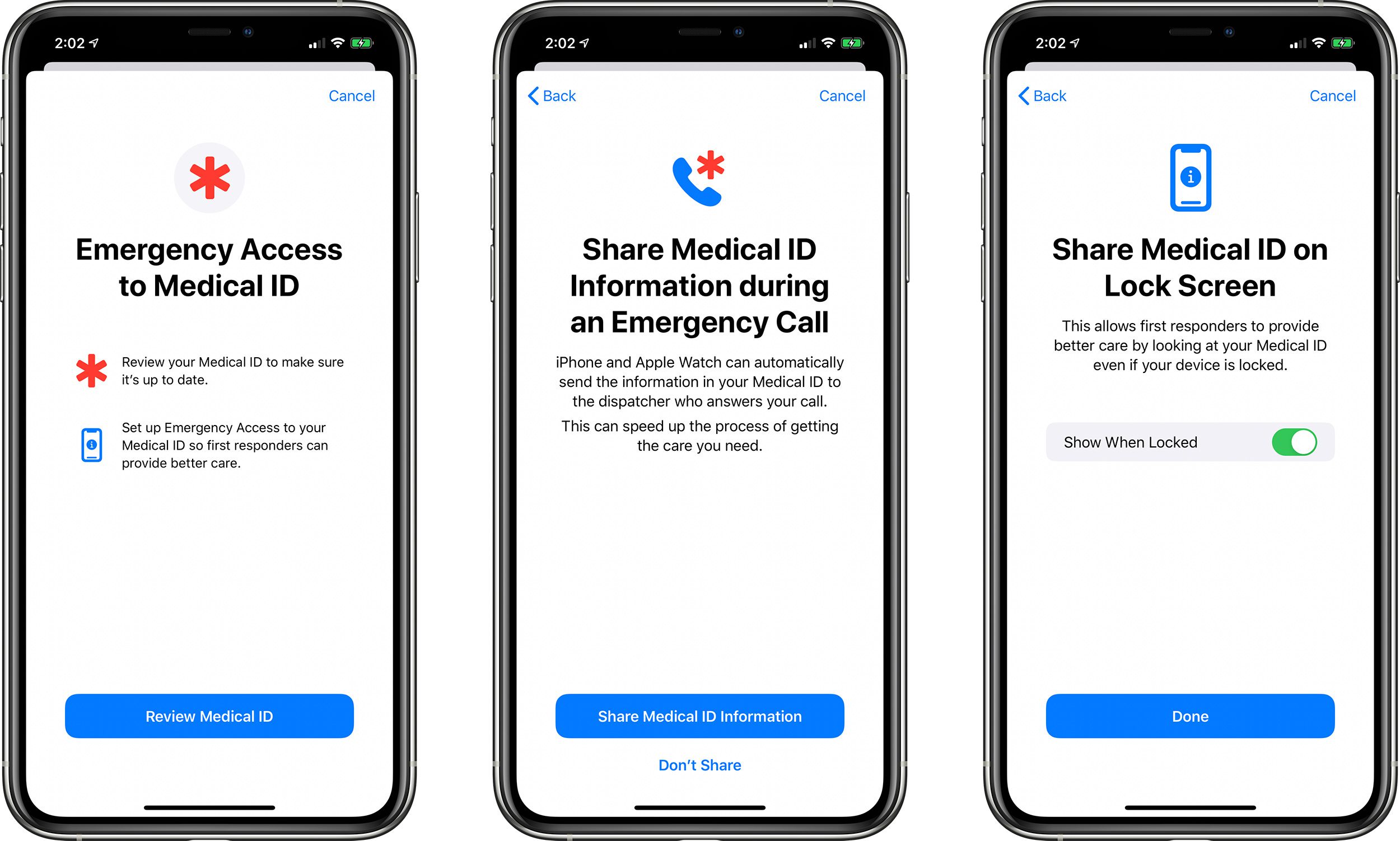 iOS 13.5 Beta Adds Option to Share Medical ID Info During Emergency ...