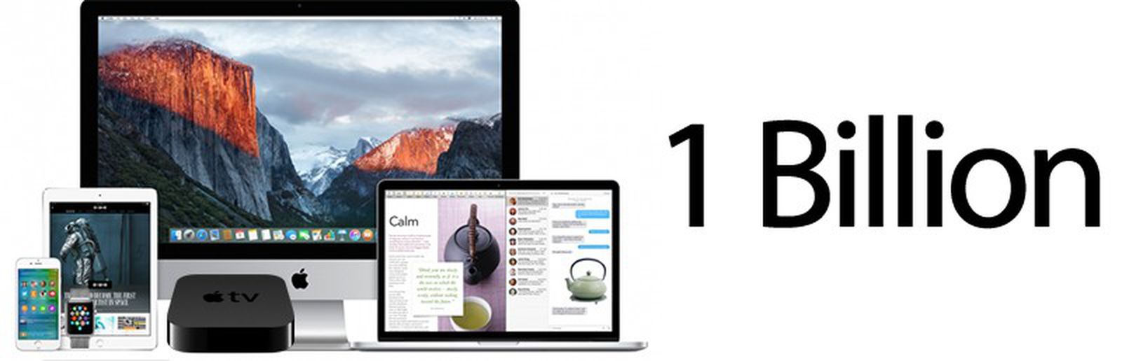 Apple Now Has Over 1 Billion Active Devices Worldwide - MacRumors