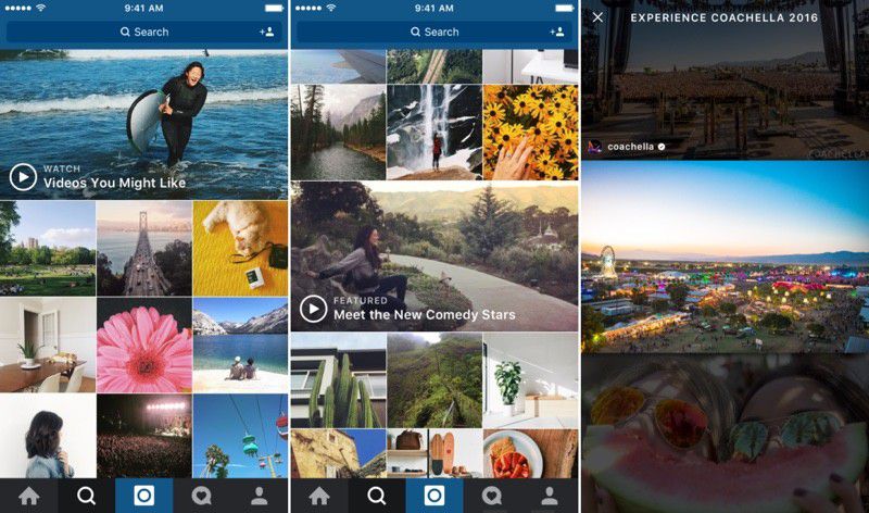 Instagram's 'Explore' Feature Updated With New Video Channels - MacRumors