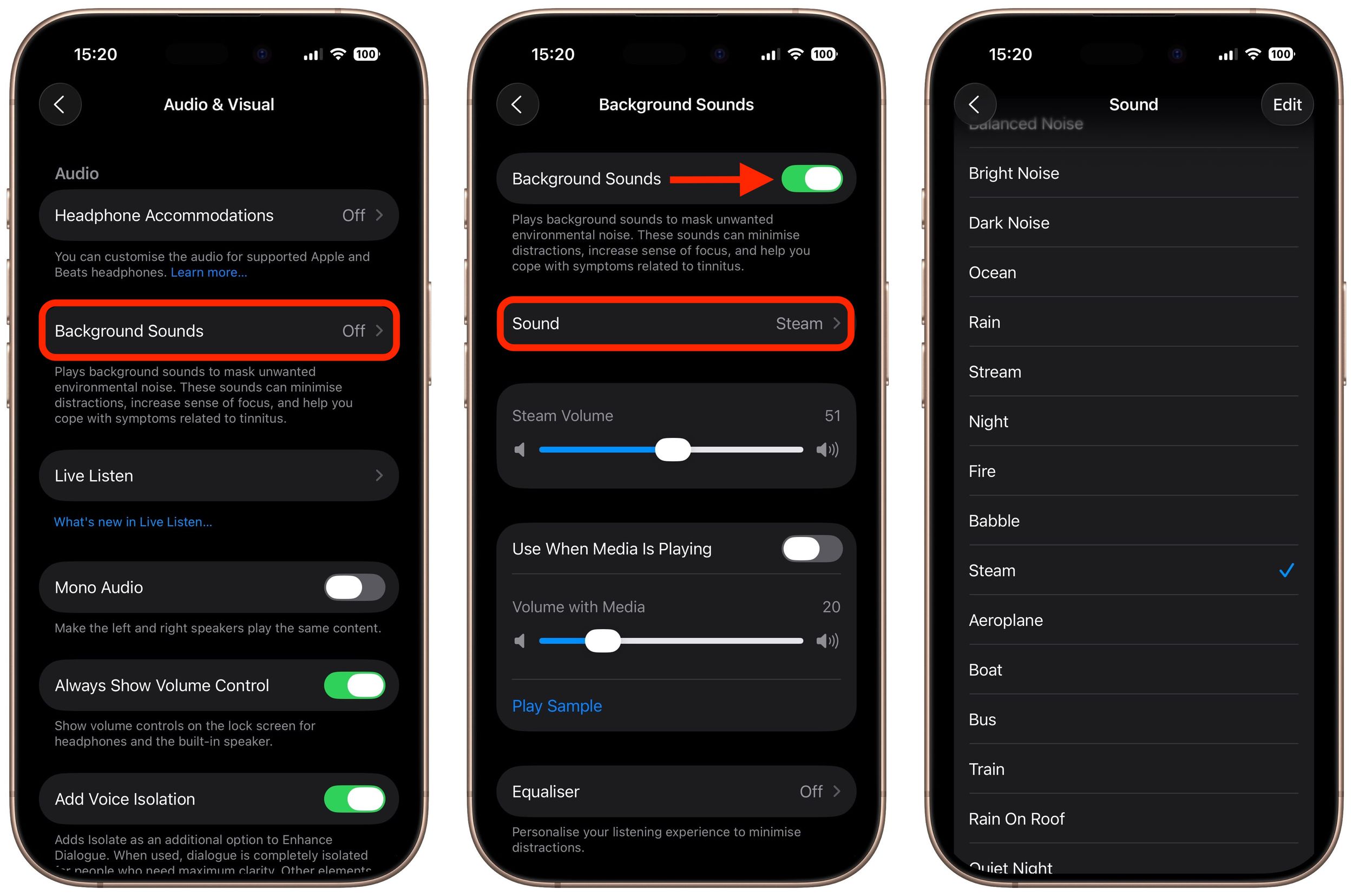 Block Out Distractions With iOS 26's New Ambient Sounds - MacRumors