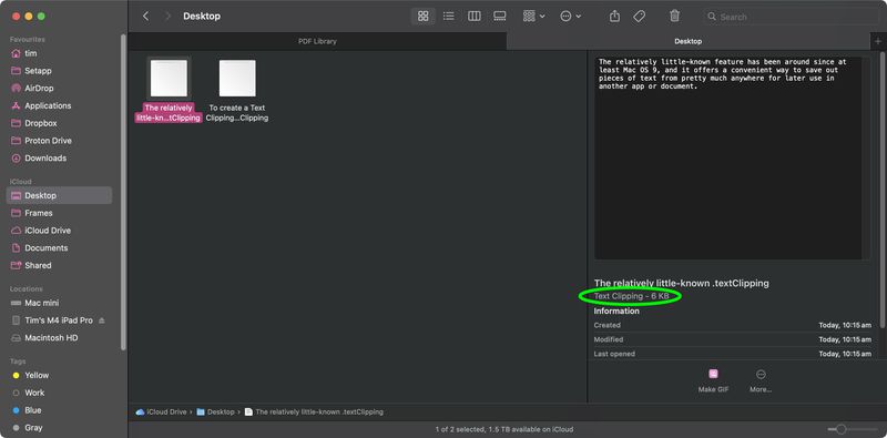 Quick macOS Tip: Create and Use Text Clippings for Productivity - MacRumors