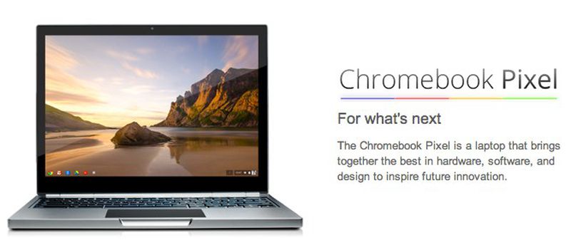 Google Introduces the Chromebook Pixel to Compete With the MacBook Air ...