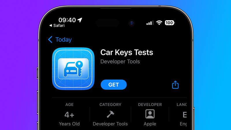Apple Releases 'Car Keys Tests' App for Licensed MFi Developers - 3uTools