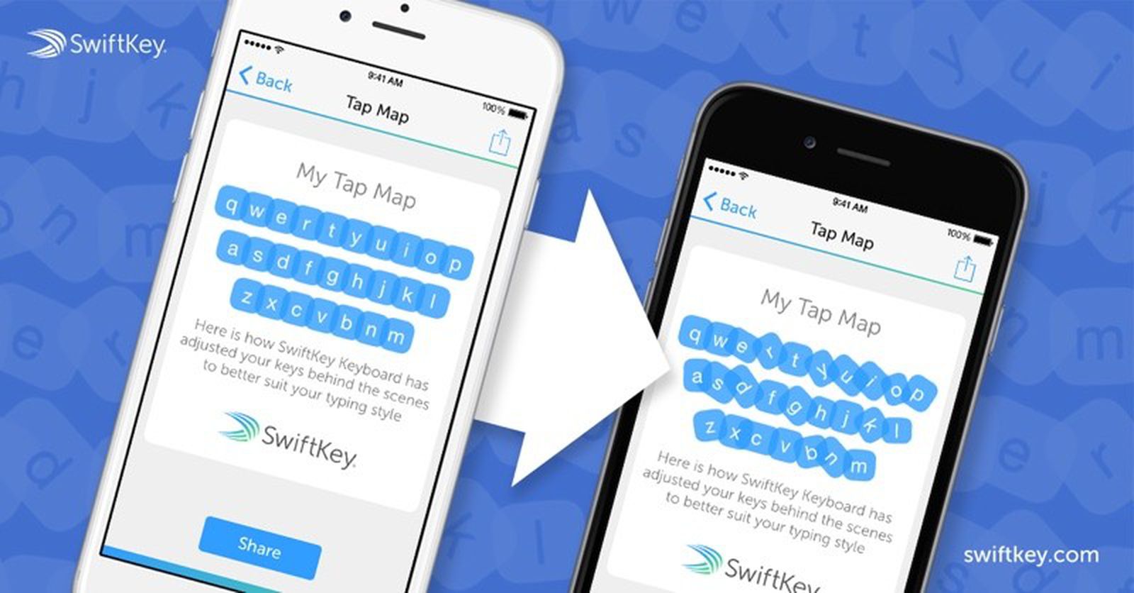 SwiftKey for iOS Updated With Tap Map Feature, Usage Statistics - MacRumors